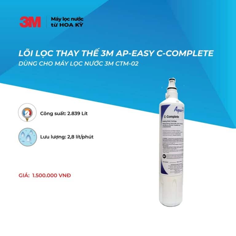 LÕI LỌC NƯỚC 3M C COMPLETE (MÁY 3M CTM-02)